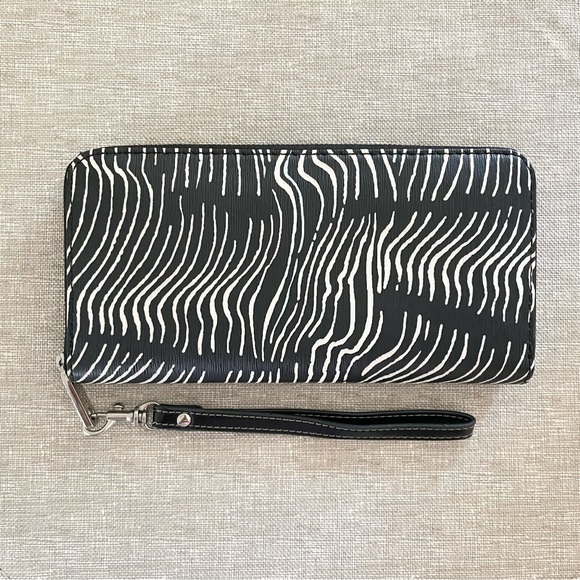 Fossil | Bags | Fossil Zebra Print Wallet | Poshmark
